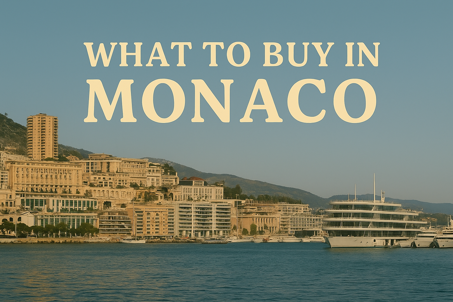 What to Buy in Monaco: 12 Luxurious & Locally-Inspired Souvenirs from ...