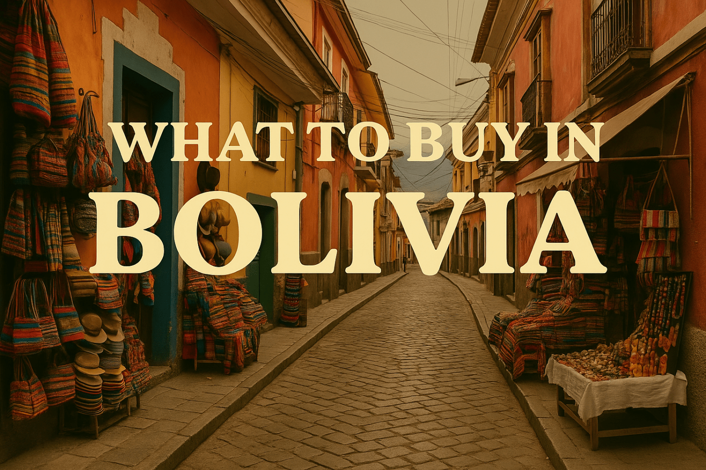 What to Buy in Bolivia: 10 Souvenirs that Reflect Its Rich Culture ...