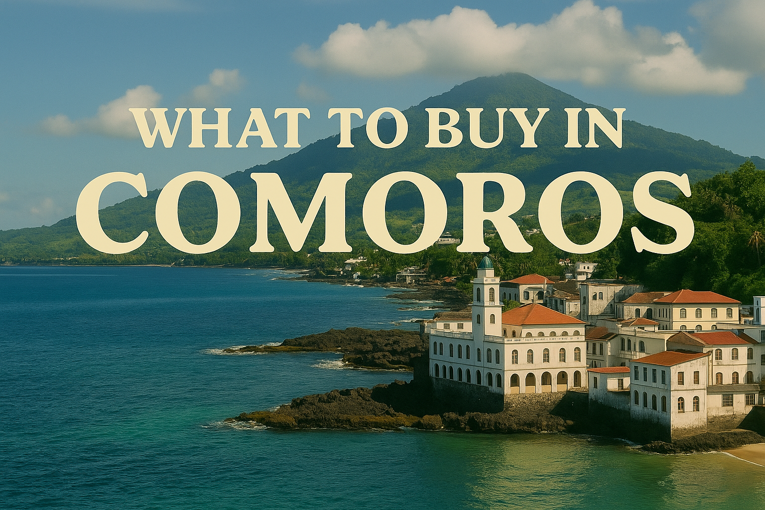 What to Buy in Comoros: 10 Souvenirs That Capture Its Unique Heritage ...