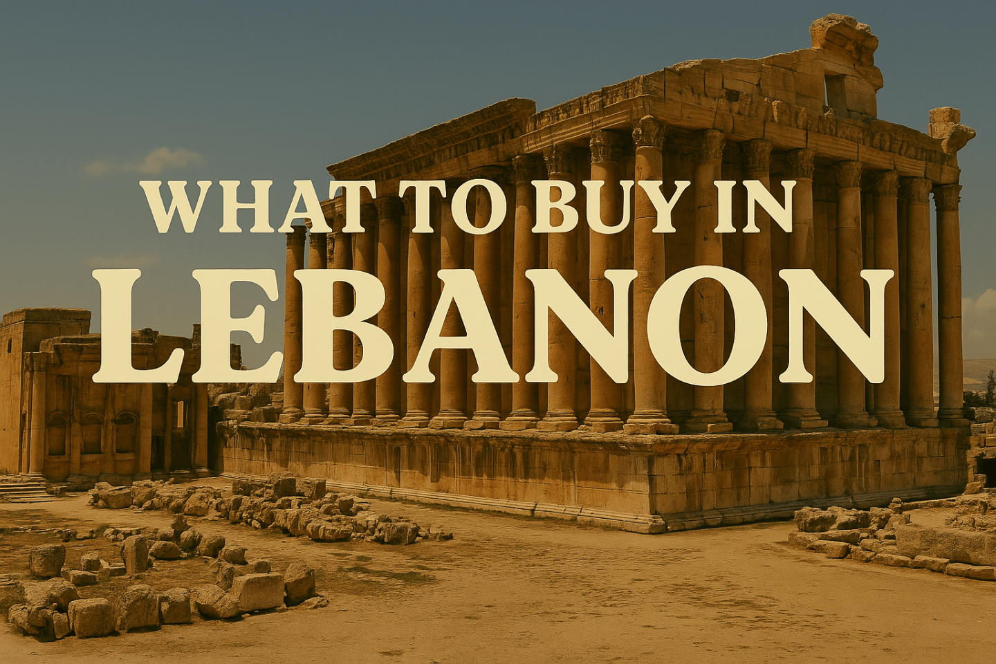 What to Buy in Lebanon: Souvenirs That Capture Its Rich Heritage ...