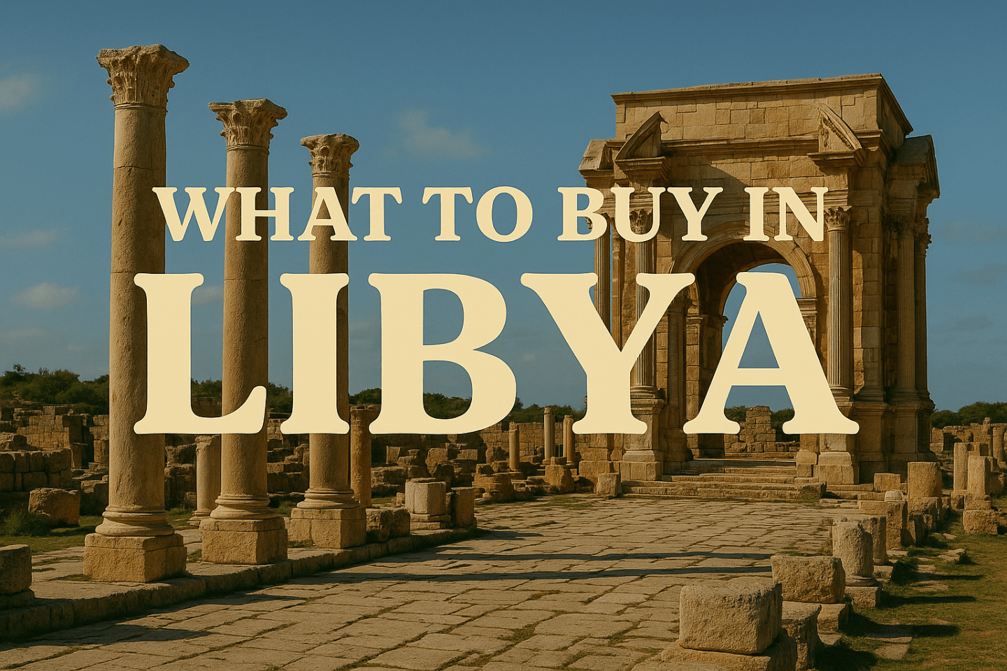 What to Buy in Libya: 10 Souvenirs That Reflect Its Rich Heritage ...