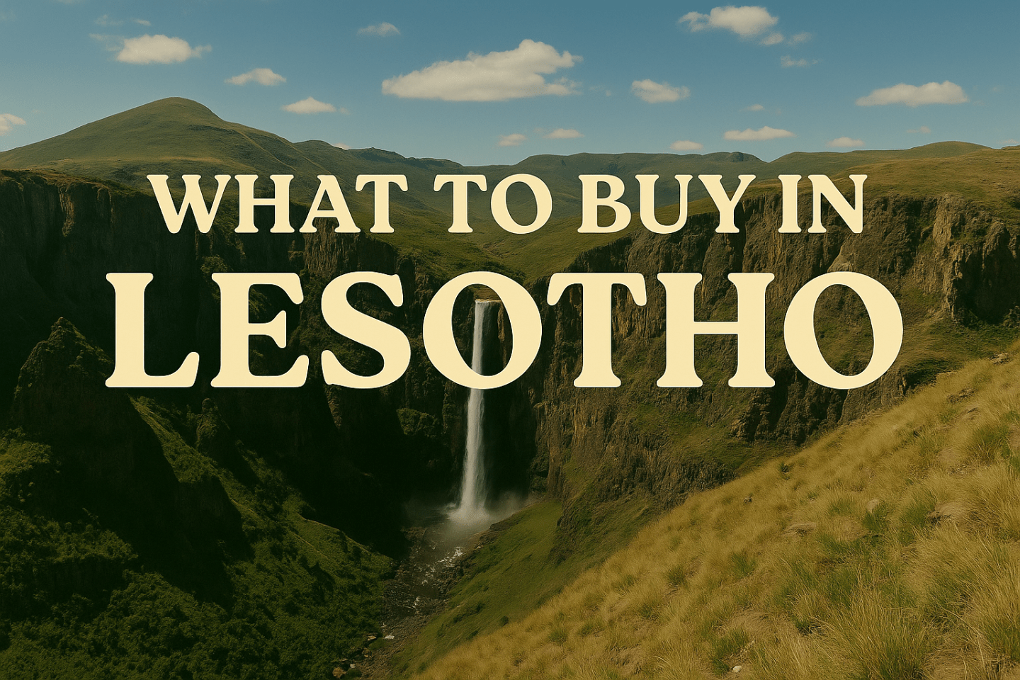 What to Buy in Lesotho: 11 Souvenirs That Celebrate Its Rich Heritage ...