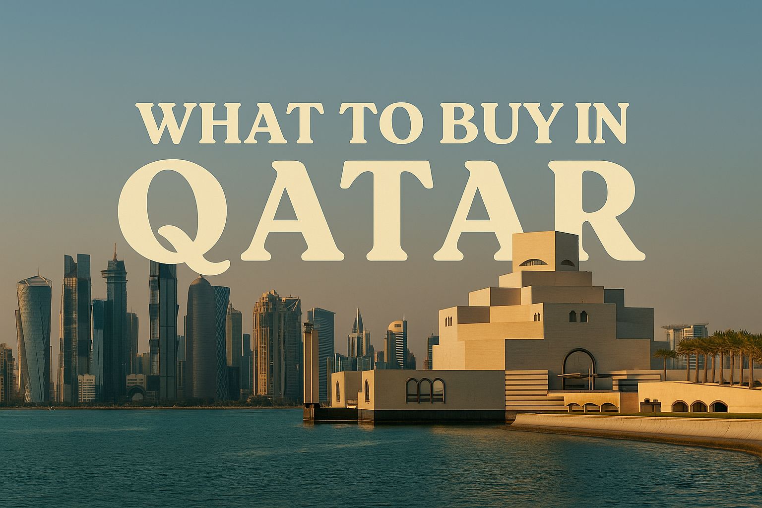 What to Buy in Qatar: 10 Souvenirs That Reflect Its Rich Heritage ...